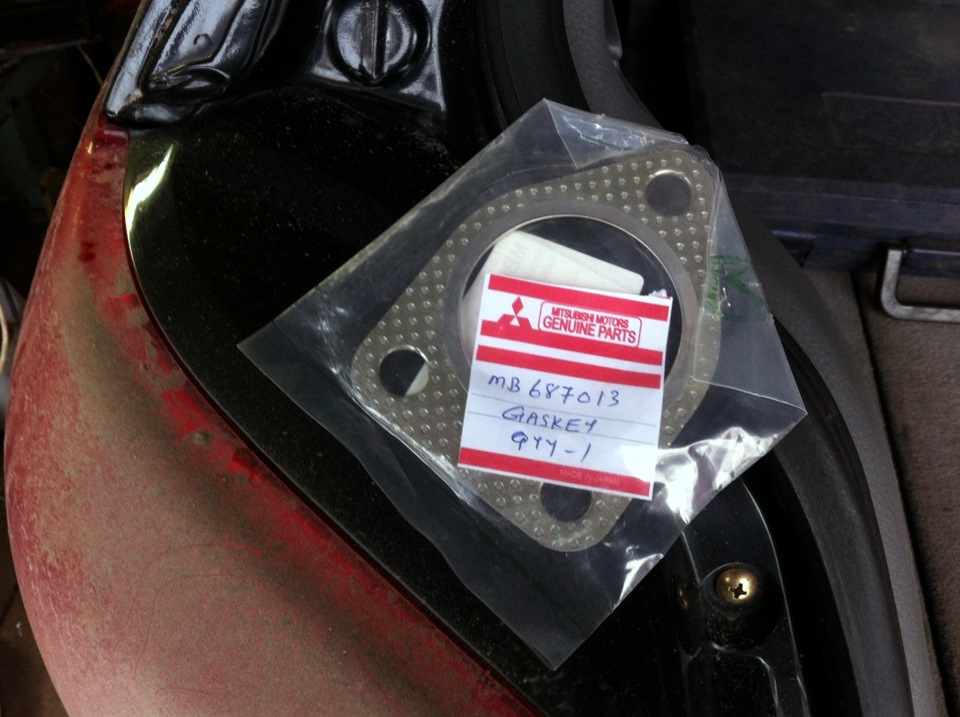 Продолжение ремонта выхлопа, иногда не всё так гладко… — Mitsubishi ...