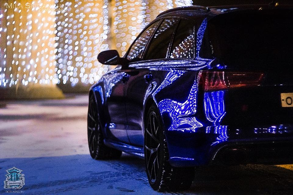 Audi RS6 — Dark Blue Chrome by DC Tuning — DRIVE2