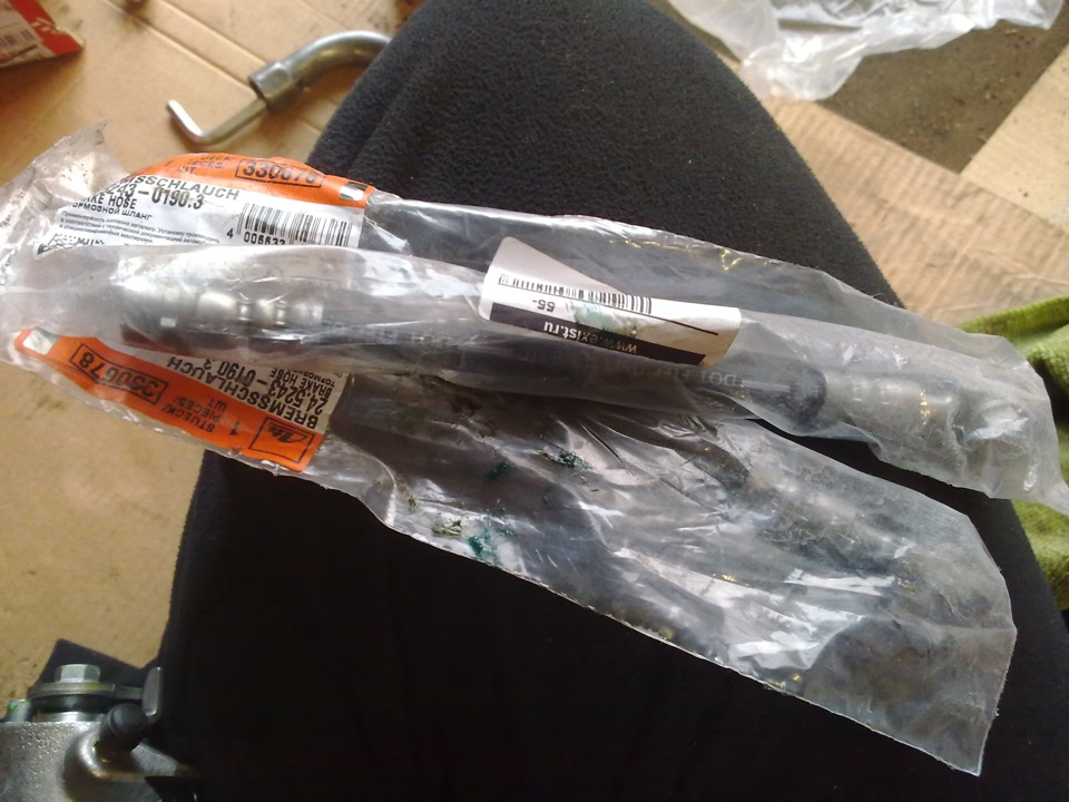 Замена задних тормозов.Переход на двухрядный подшипник. Часть II ...