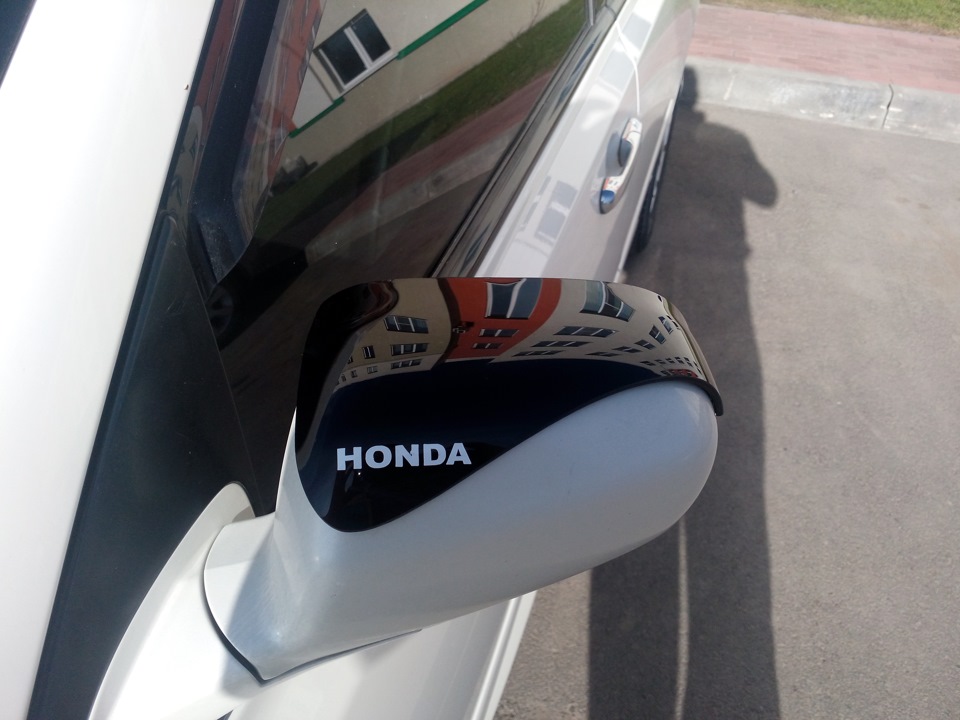Накладки на зеркала от дождя и грязи — Honda Avancier (1G), 2,3 л, 1999 ...
