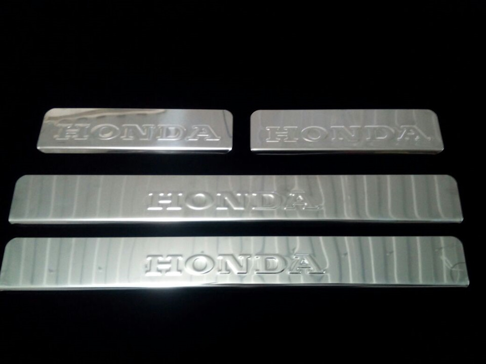 Накладки порогов Dollex — Honda Civic 4D (8G), 1,8 л, 2008 года ...