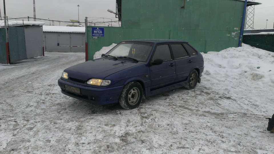 покраска и установка порогов miller — Lada 2114, 1,5 л, 2004 года ...