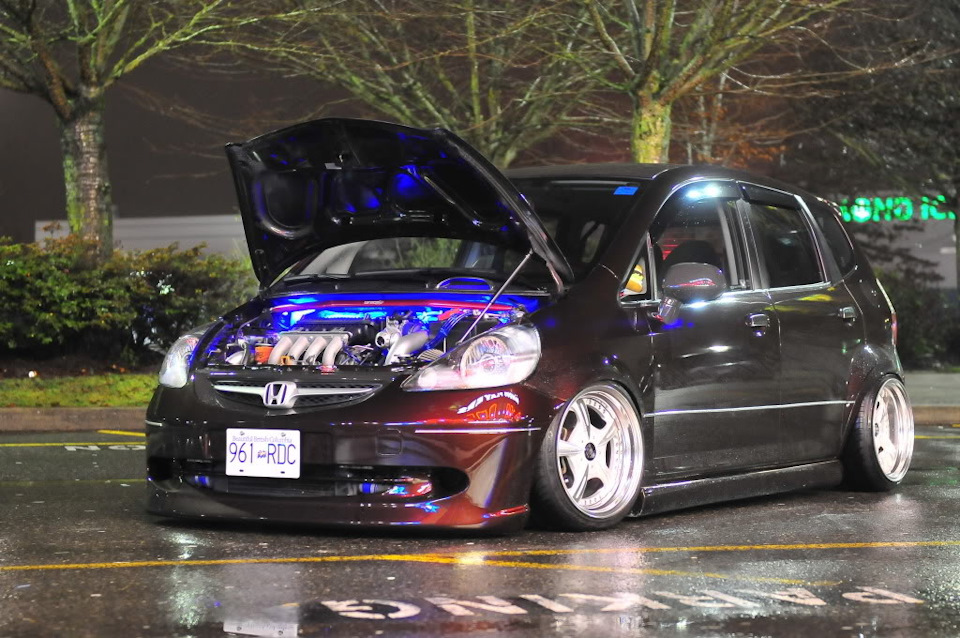Хонда Фит тюнинг фото ч.2 — Honda Fit (1G), 1,3 л, 2004 года ...
