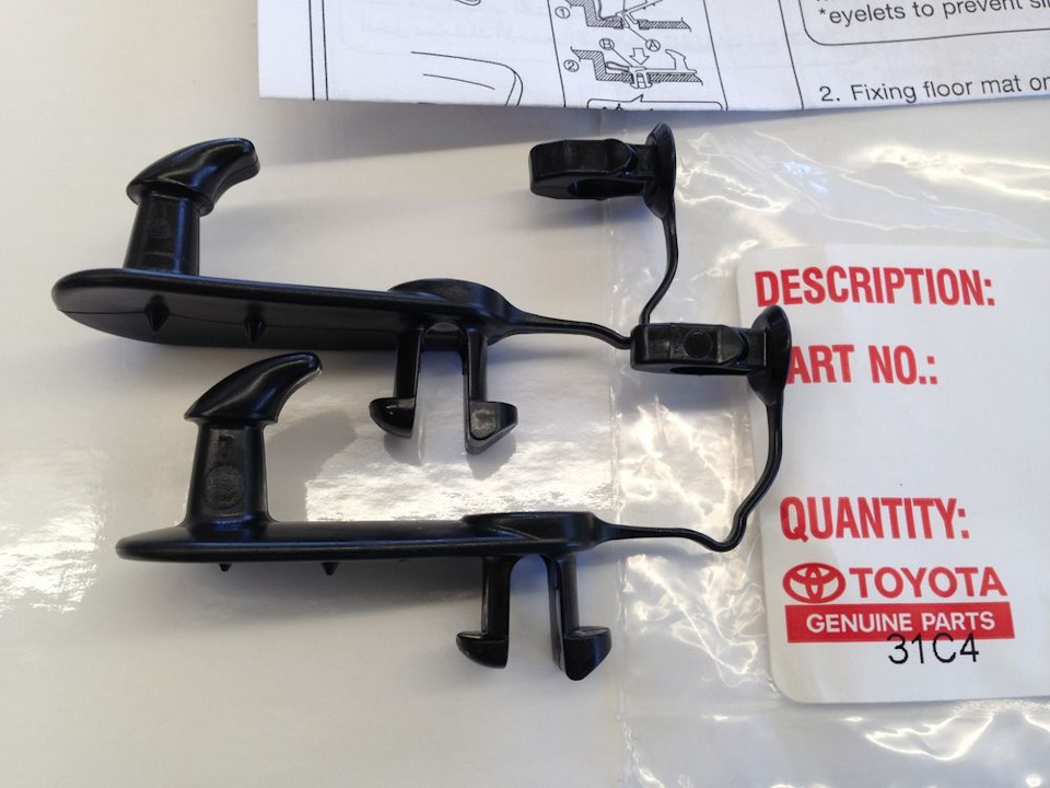 Крепеж для ковриков — Lexus RX (2G), 3,5 л, 2006 года | аксессуары | DRIVE2