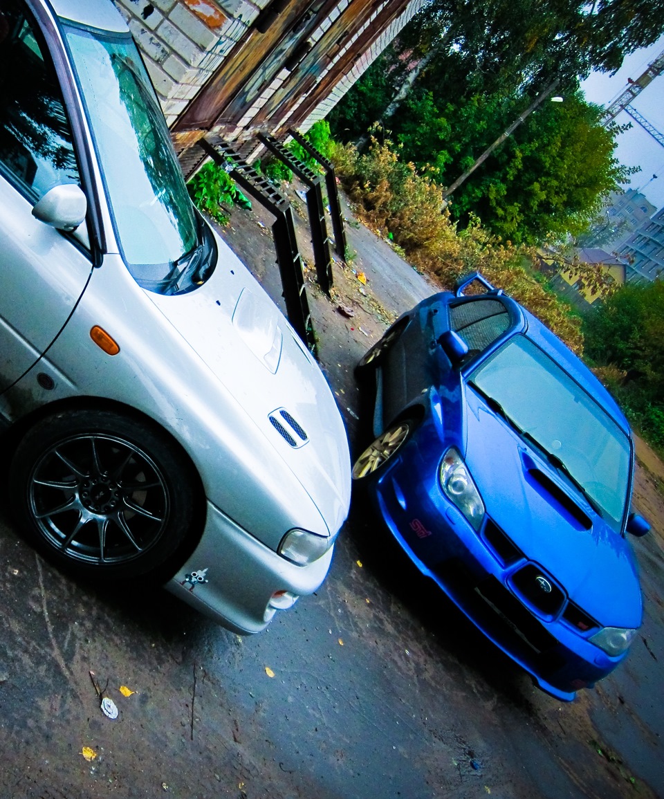 ФОТО STI: GC vs GD — Subaru Impreza WRX STI (GC), 2 л, 1996 года ...