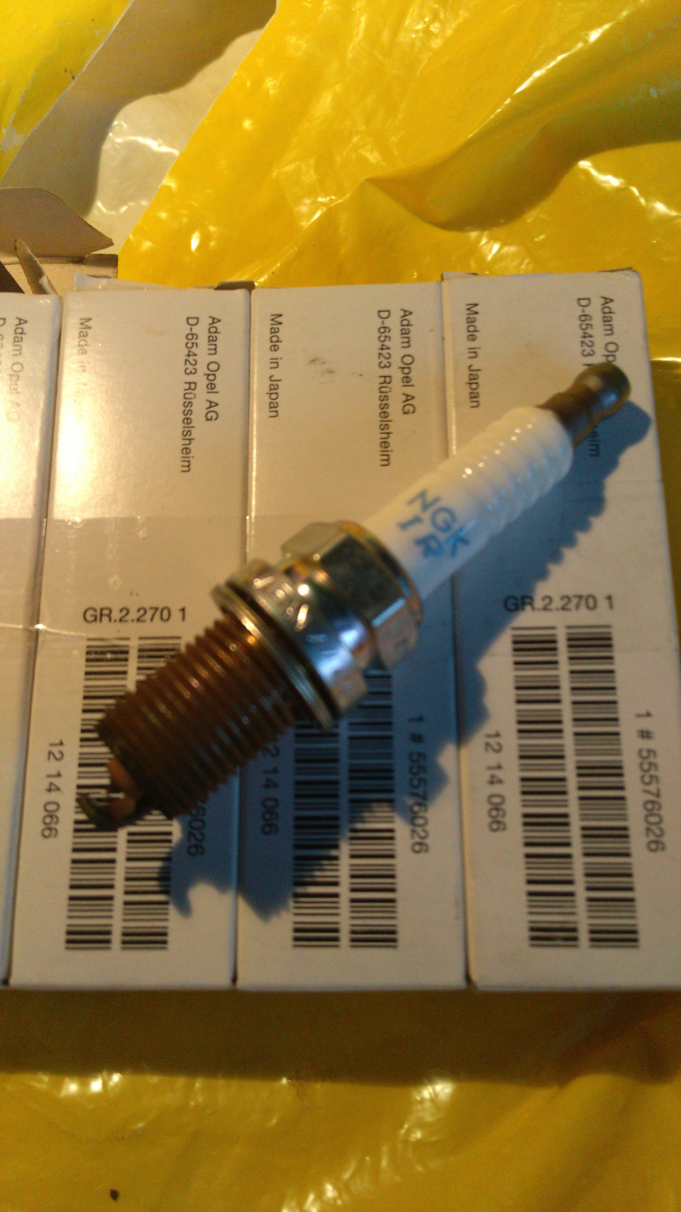 55576026 Свеча зажигания GM | Запчасти на DRIVE2