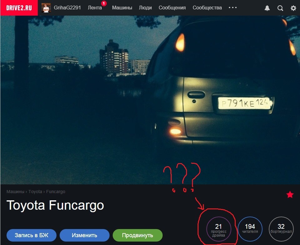 Драйв ты чё? Успакойся! — Toyota Funcargo, 1,3 л, 2000 года | рейтинг и продвижение | DRIVE2