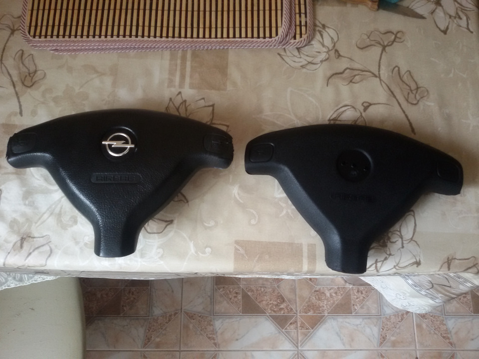 Замена накладки руля(airbag) — Opel Astra G, 1,4 л, 2008 года | своими ...
