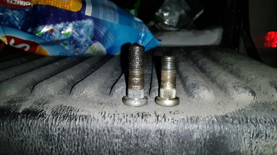 В "ноль" (о шпильках) — Nissan NP300, 2,5 л, 2012 года | запчасти | DRIVE2