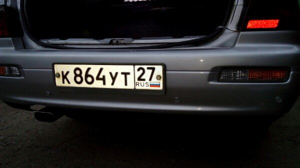 Парковочный радар Sho-me Y-2630N04 — Nissan Leopard (JY33), 2 л, 1997 ...