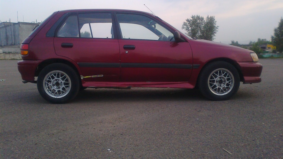 Toyota Starlet (80) 1.3 бензиновый 1994 | 4e-4wd-AT на DRIVE2