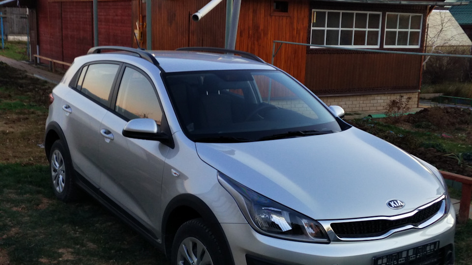 KIA Rio X-Line 1.6 бензиновый 2019 | Silver на DRIVE2