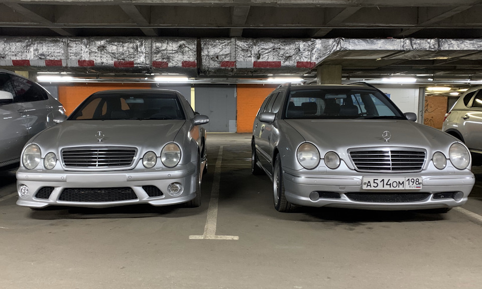 Зимовка — Mercedes-Benz CLK 55 AMG (W208), 5,5 л, 2000 года ...