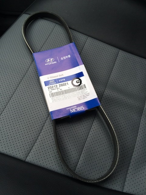 2521226021 ПРИВОДНОЙ РЕМЕНЬ L=90СМ KIA HYUNDAI | Запчасти на DRIVE2