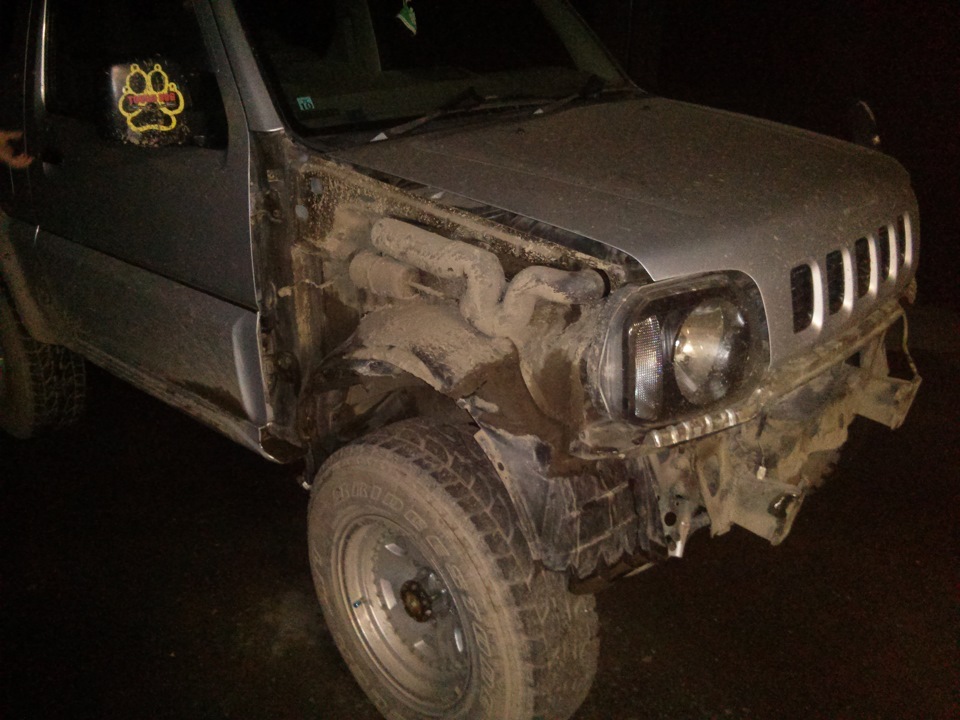 Шноркель, теперь джим умеет плавать) — Suzuki Jimny (1G), 1,3 л, 2001 ...