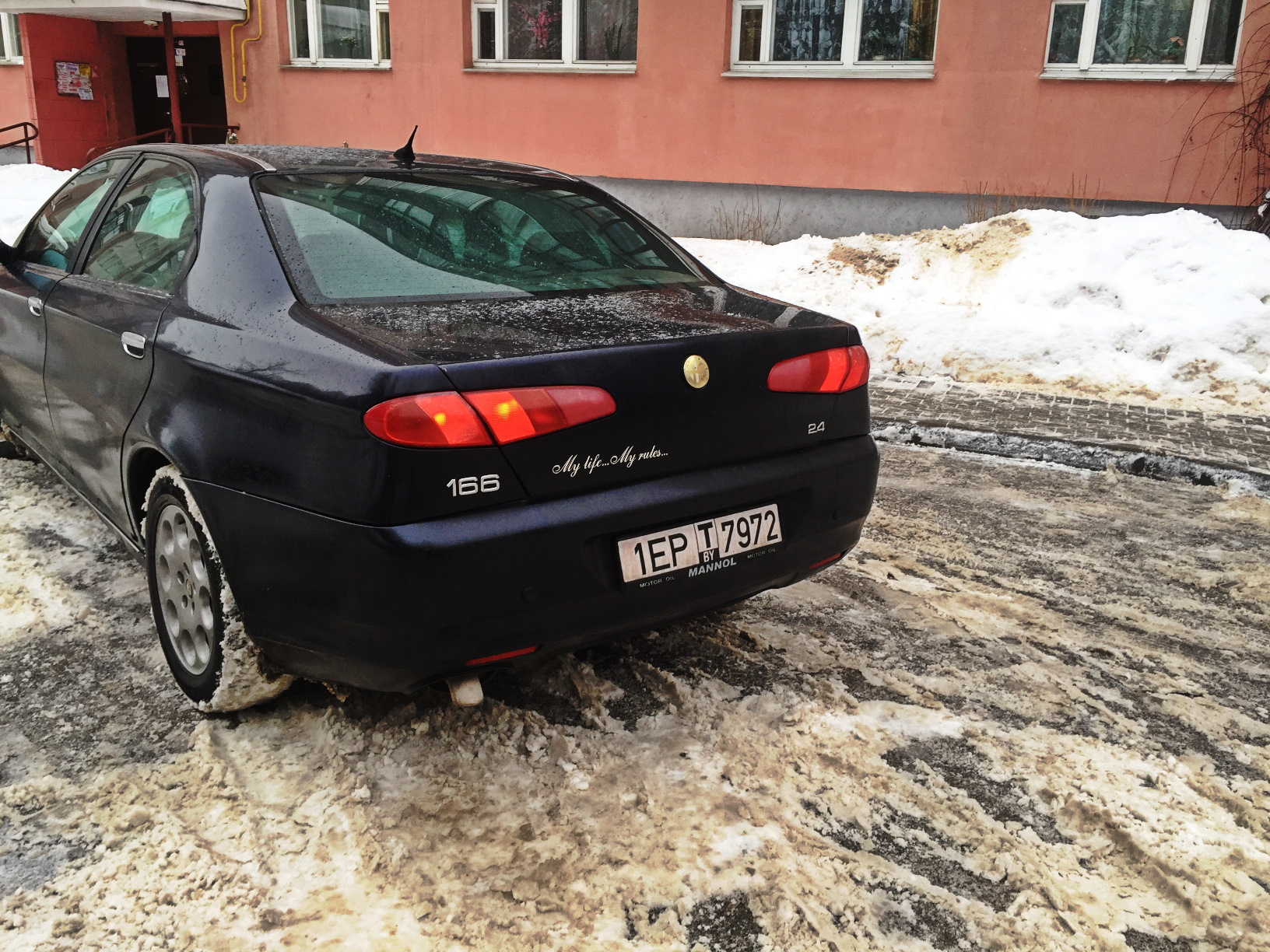 С этого началось наше знакомство… — Alfa Romeo 166, 2,4 л, 1999 года ...