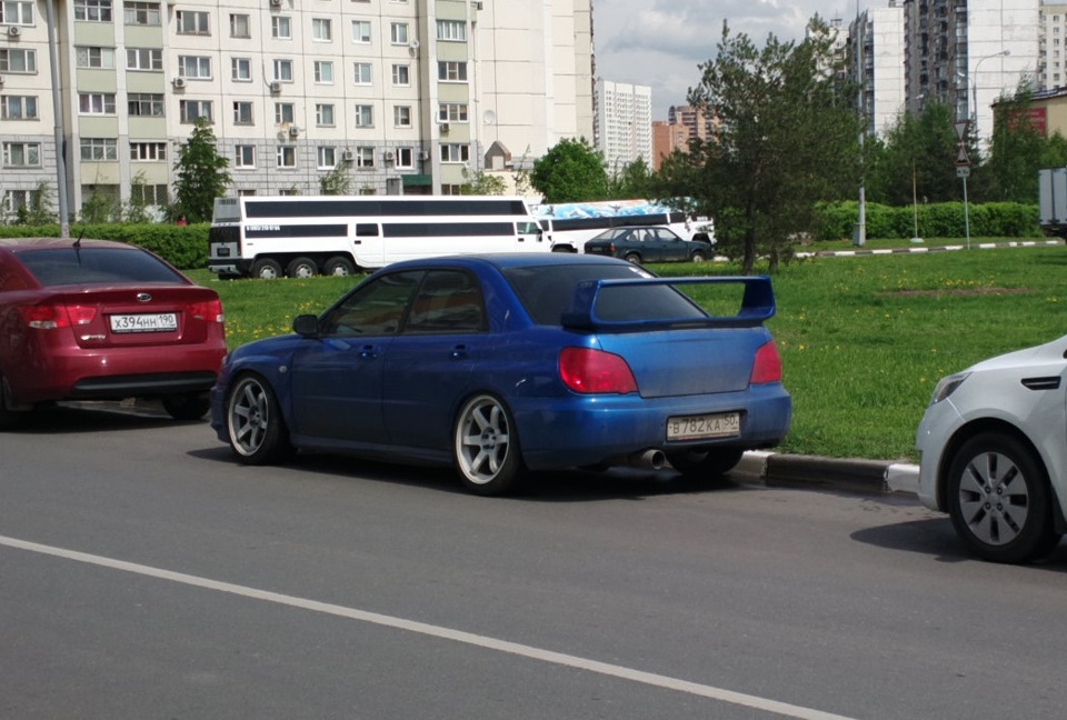 D2 STREET+TE37 — Subaru Impreza WRX STI (GD), 2 л, 2004 года | тюнинг ...