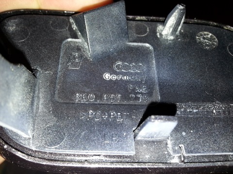 8K0955275GRU Крышка омывателя A4 08- левая VAG | Запчасти на DRIVE2