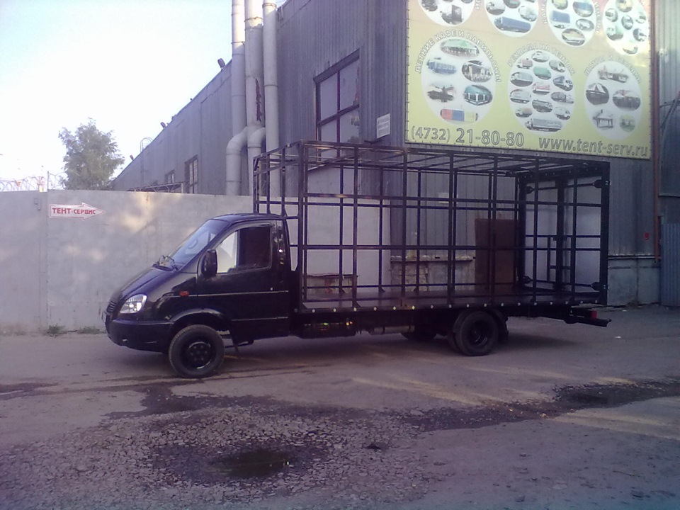 установка тента — ГАЗ Газель, 2005 года | аксессуары | DRIVE2