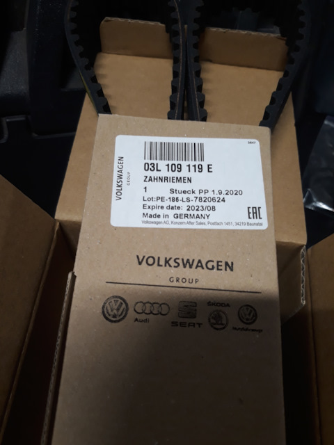 03L109119E Ремень зубчатый VAG | Запчасти на DRIVE2