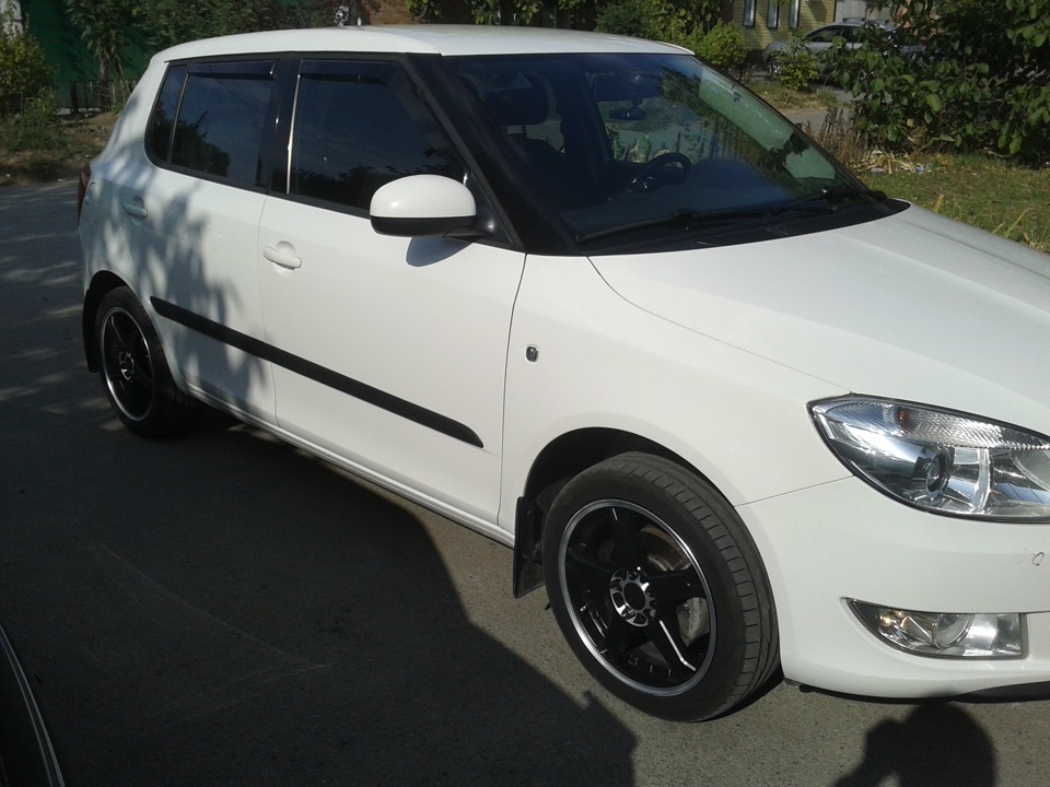 Переобувка — Skoda Fabia Mk2, 1,6 л, 2012 года | колёсные диски | DRIVE2