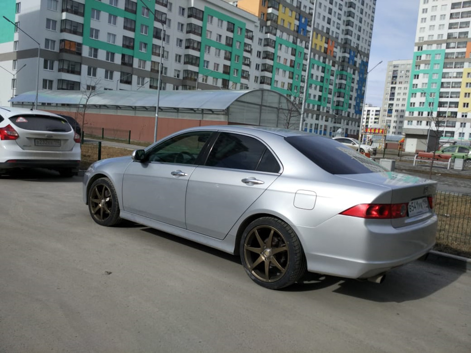 Диски и резина R18 на лето — Honda Accord (7G), 2,4 л, 2006 года ...