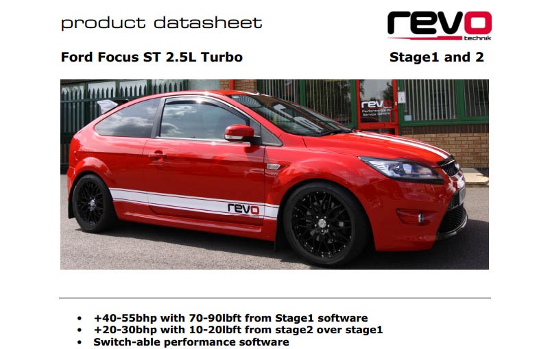 Revo 4 Ford Focus ST & RS — DRIVE2
