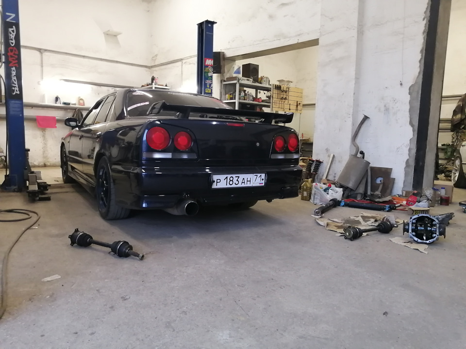 Теперь с блокировкой — Nissan Skyline (R34), 2,5 л, 1998 года | тюнинг | DRIVE2