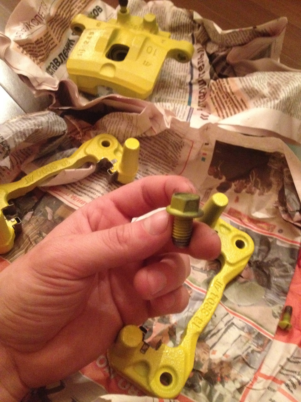 Покраска суппортов — Mitsubishi Lancer X, 2 л, 2008 года | стайлинг ...