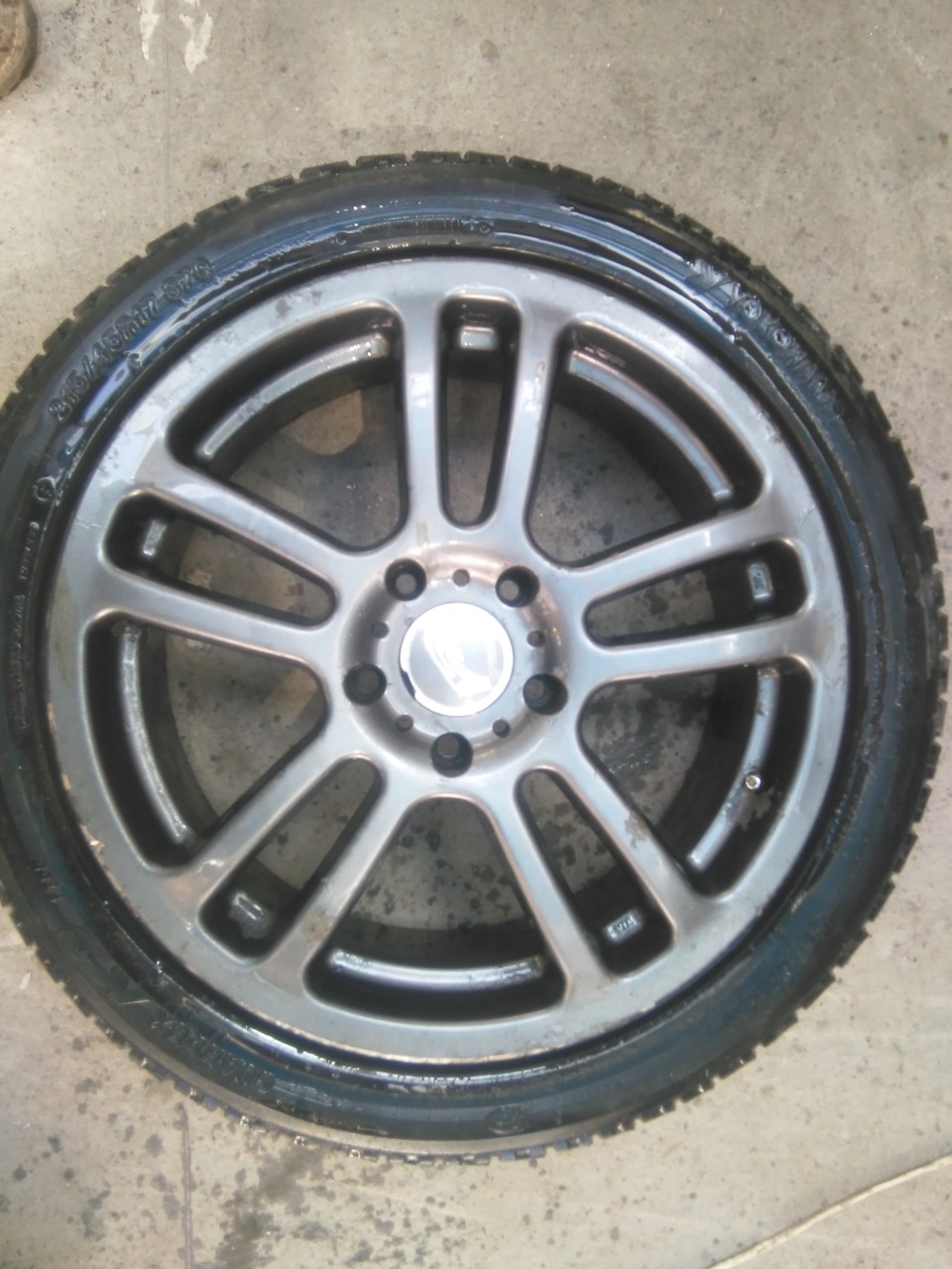 Rays Versus r17 — Mitsubishi Galant (8G), 2,5 л, 2002 года | колёсные ...