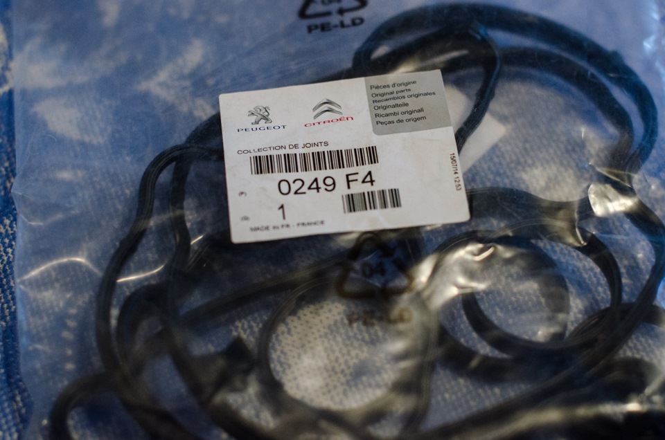 0249F4 Прокладка клапанной крышки PSA 1.6 16V EP6 Peugeot Citroen ...