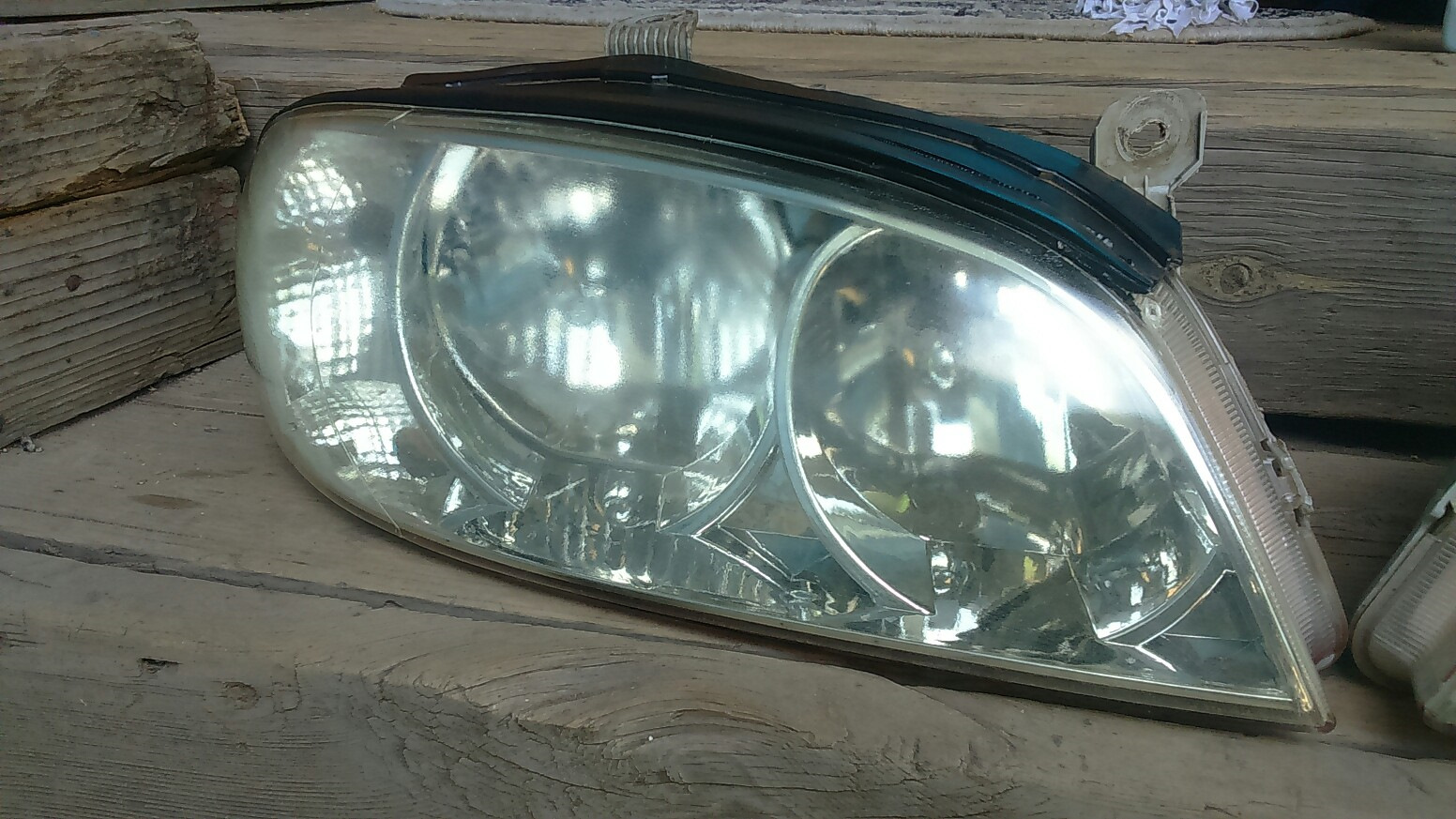 Китайские фары, восстанавление :) — KIA Spectra, 1,6 л, 2008 года ...