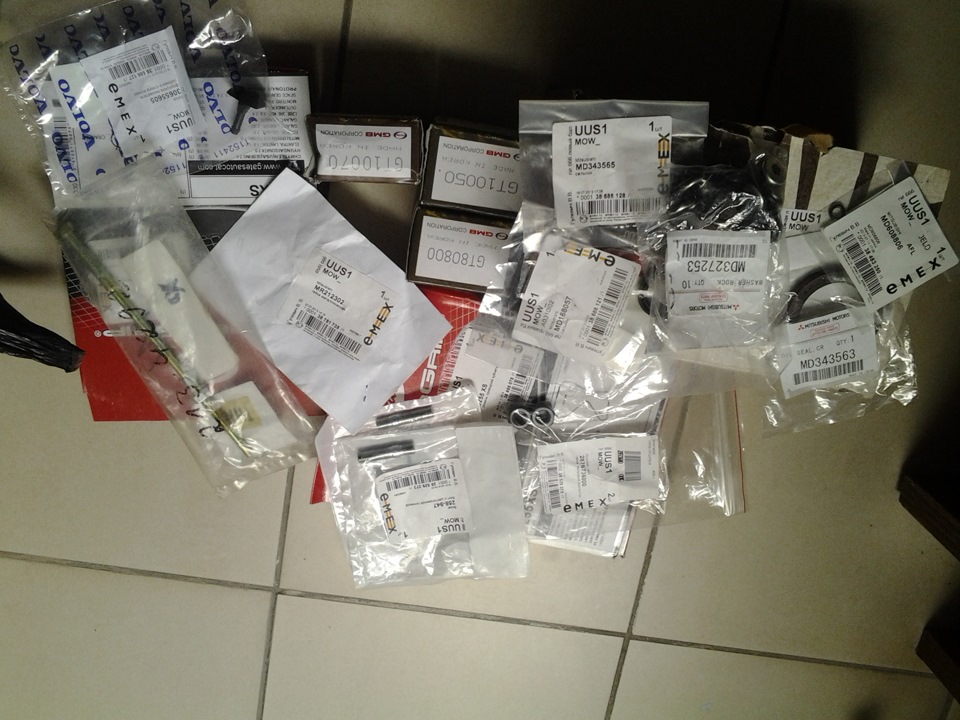 барахлишко приехало — Mitsubishi RVR (1G), 2 л, 1995 года | другое | DRIVE2