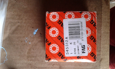 545312A Подшипник колеса FAG | Запчасти на DRIVE2