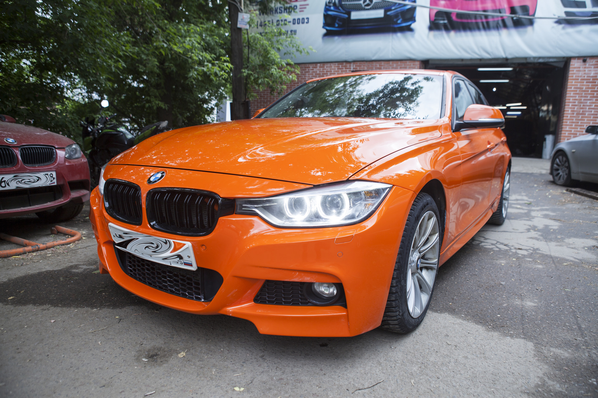 Полный перекрас BMW 320 f30 — Custom-Workshop на DRIVE2
