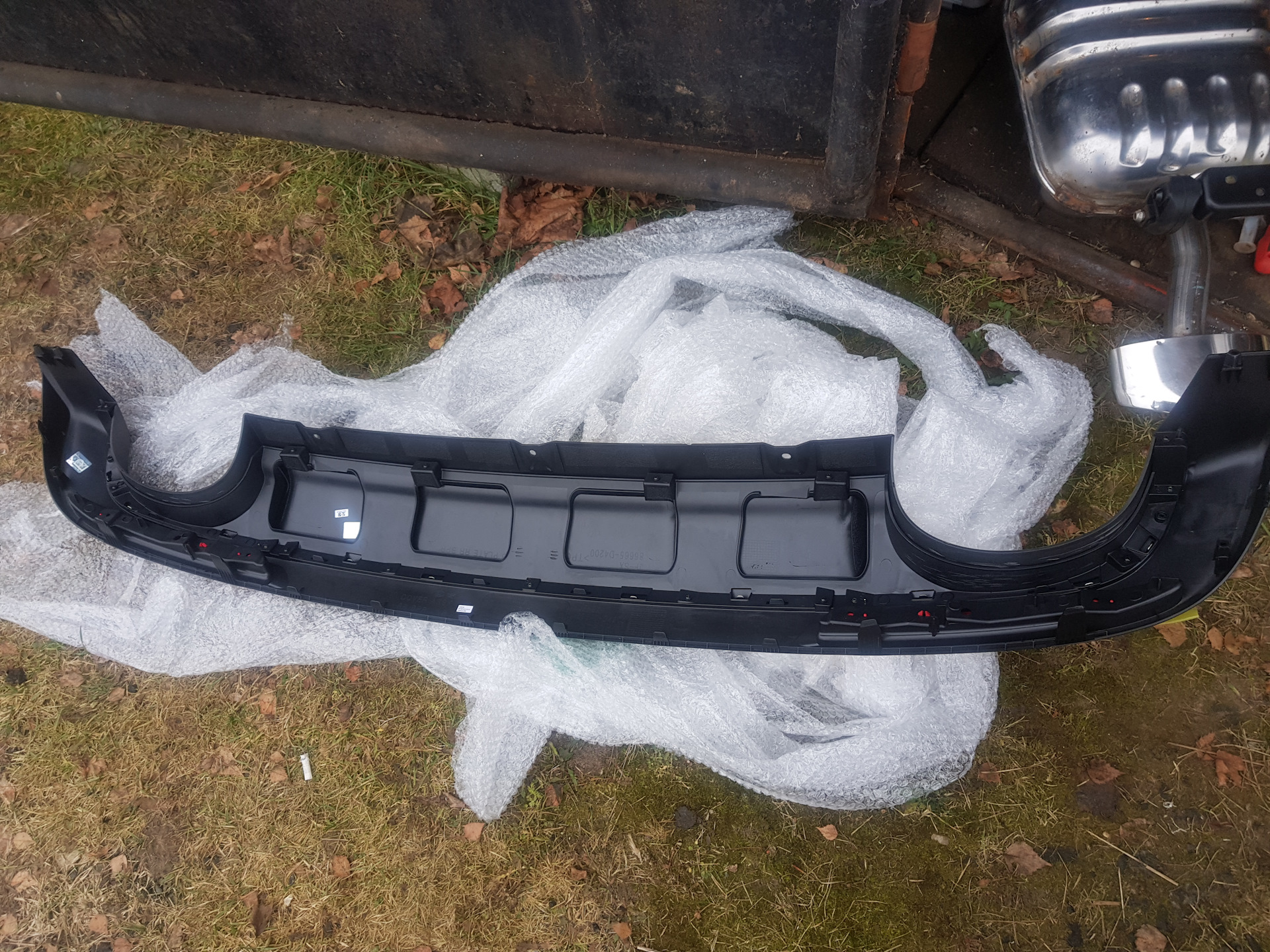 Двойной выхлоп + диффузор от GT — KIA Optima (4G), 2 л, 2016 года ...