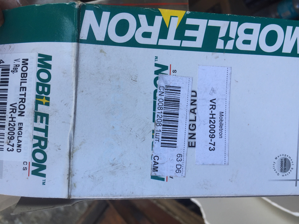 VRH200973 Регулятор генератора MOBILETRON | Запчасти на DRIVE2