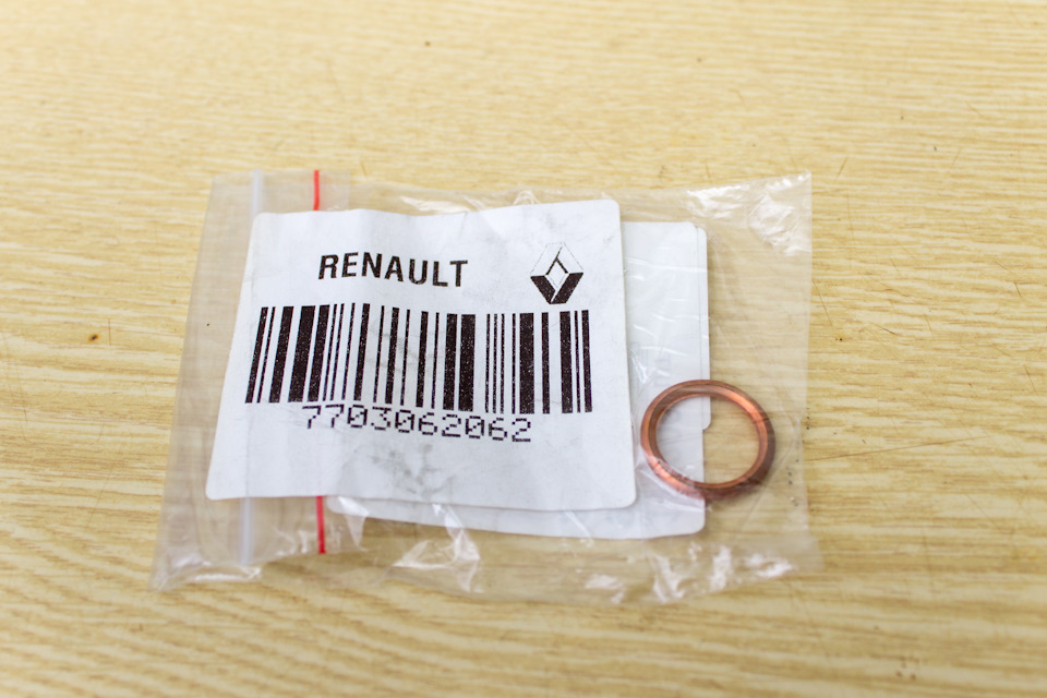 7703062062 Прокладка ф16 пробки сливной RENAULT | Запчасти на DRIVE2