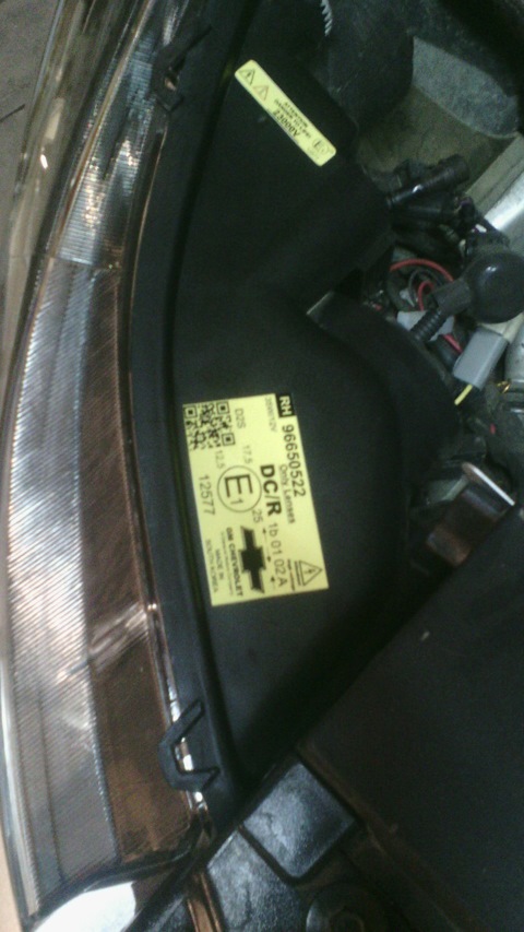 96650522 Фара правая / Chevrolet Aveo 06~ GM | Запчасти на DRIVE2