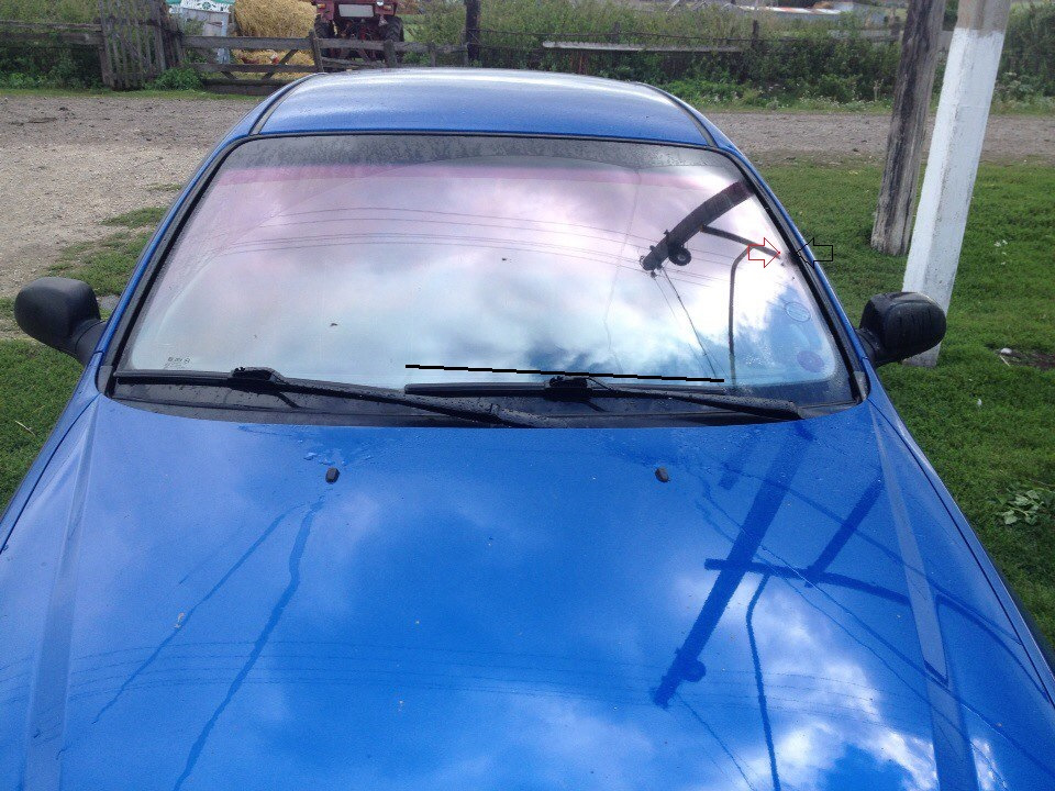 Замена поводков дворников и еще по мелочи — Chevrolet Lacetti 5D, 1,4 л ...