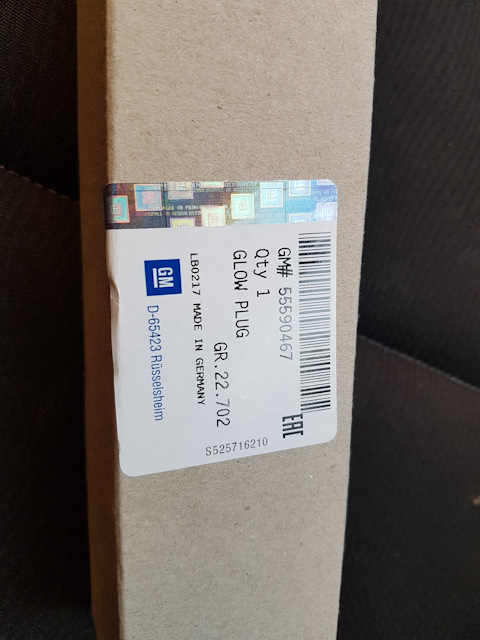 55590467 Свеча зажигания GM | Запчасти на DRIVE2