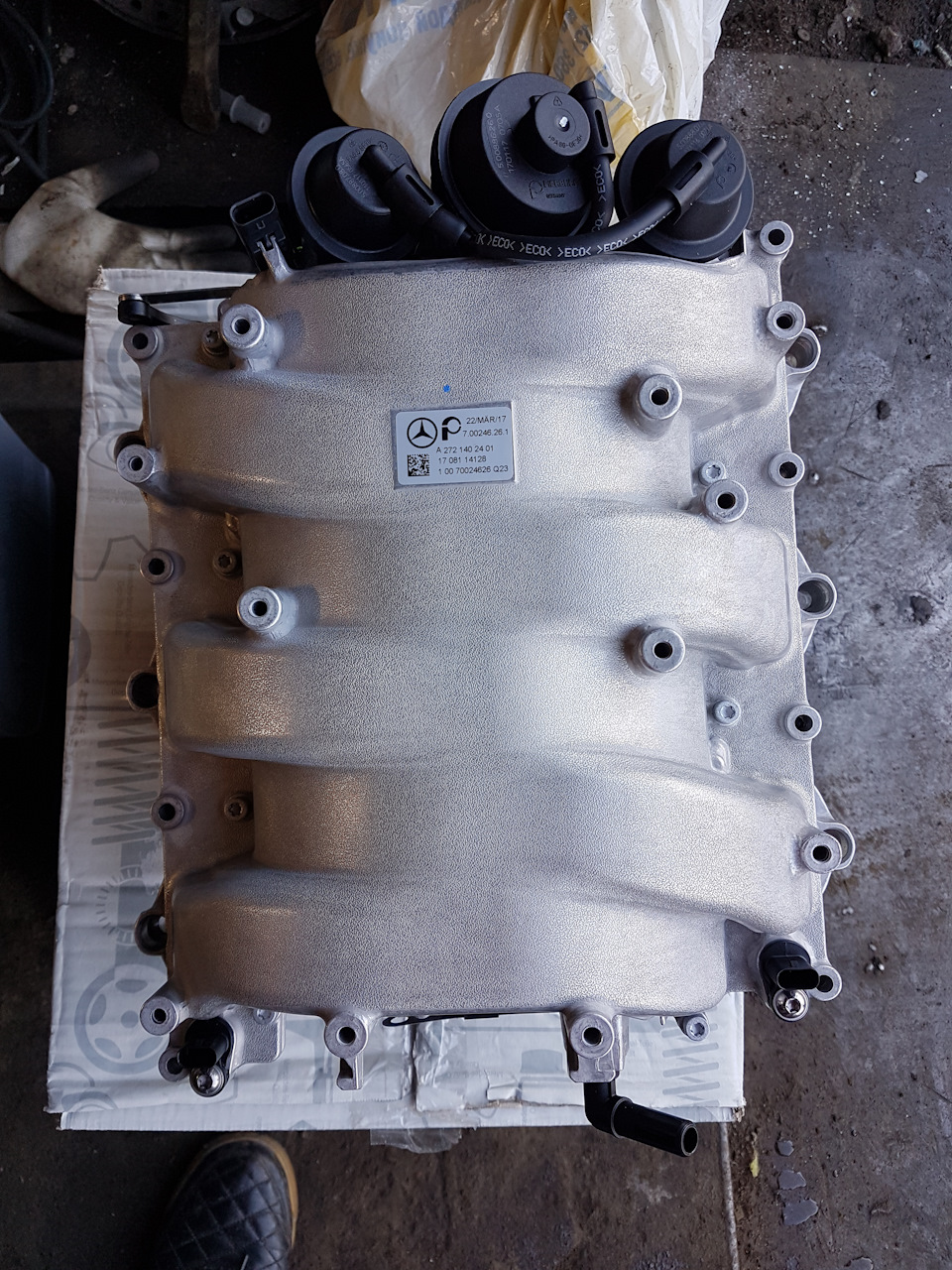 A2721402401 Коллектор впускной Mercedes | Запчасти на DRIVE2