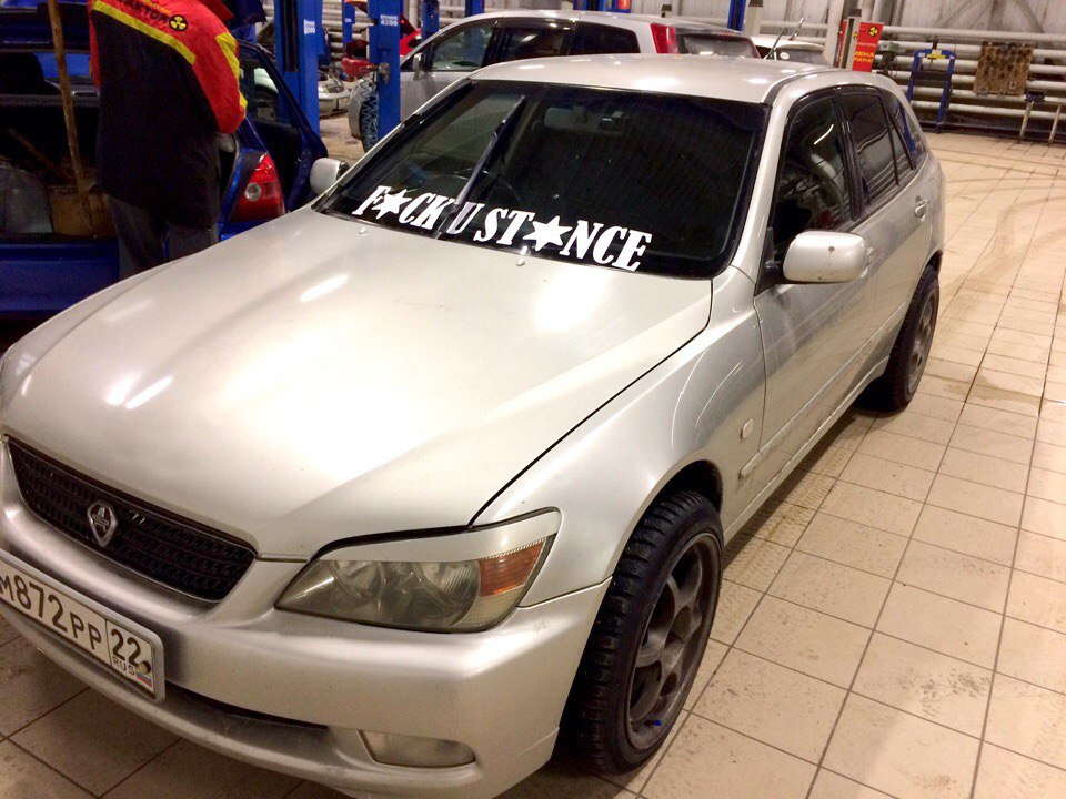 fun sticker vol.2 + new coil springs — Toyota Altezza, 2 л, 2001 года ...