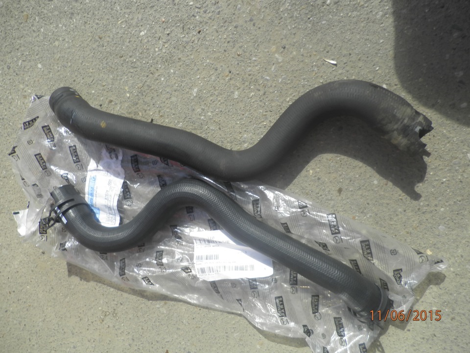 ЗАМЕНА ПАТРУБКА СИСТЕМЫ ОХЛАЖДЕНИЯ ДВС — Mazda 3 (1G) BK, 2 л, 2007 ...