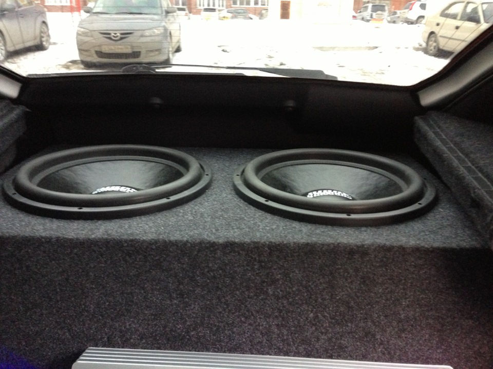 sundown audio sa-15 x2 + kicx qs 1.1000 — Lada Приора хэтчбек, 1,6 л, 2012 года | автозвук | DRIVE2