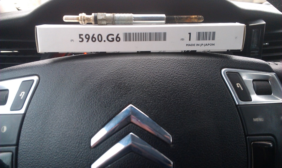 5960G6 Свеча накаливания PSA 2.2HDi Peugeot Citroen | Запчасти на DRIVE2