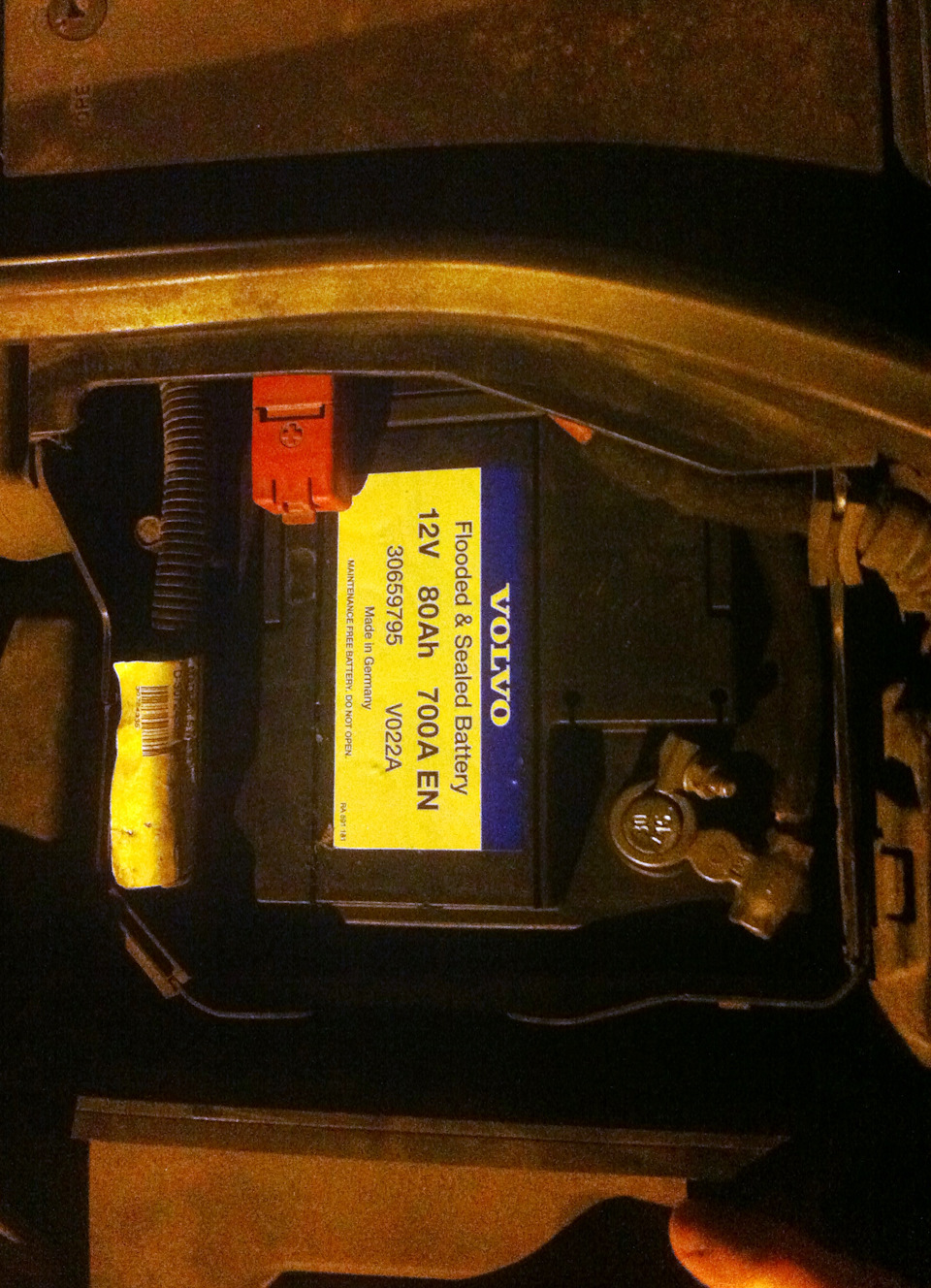 30659795 Стартерная аккумуляторная батарея Volvo | Запчасти на DRIVE2