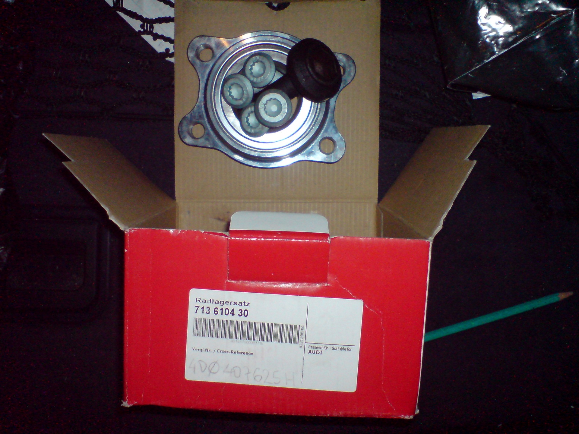 713610430 Комплект подшипника колеса FAG | Запчасти на DRIVE2