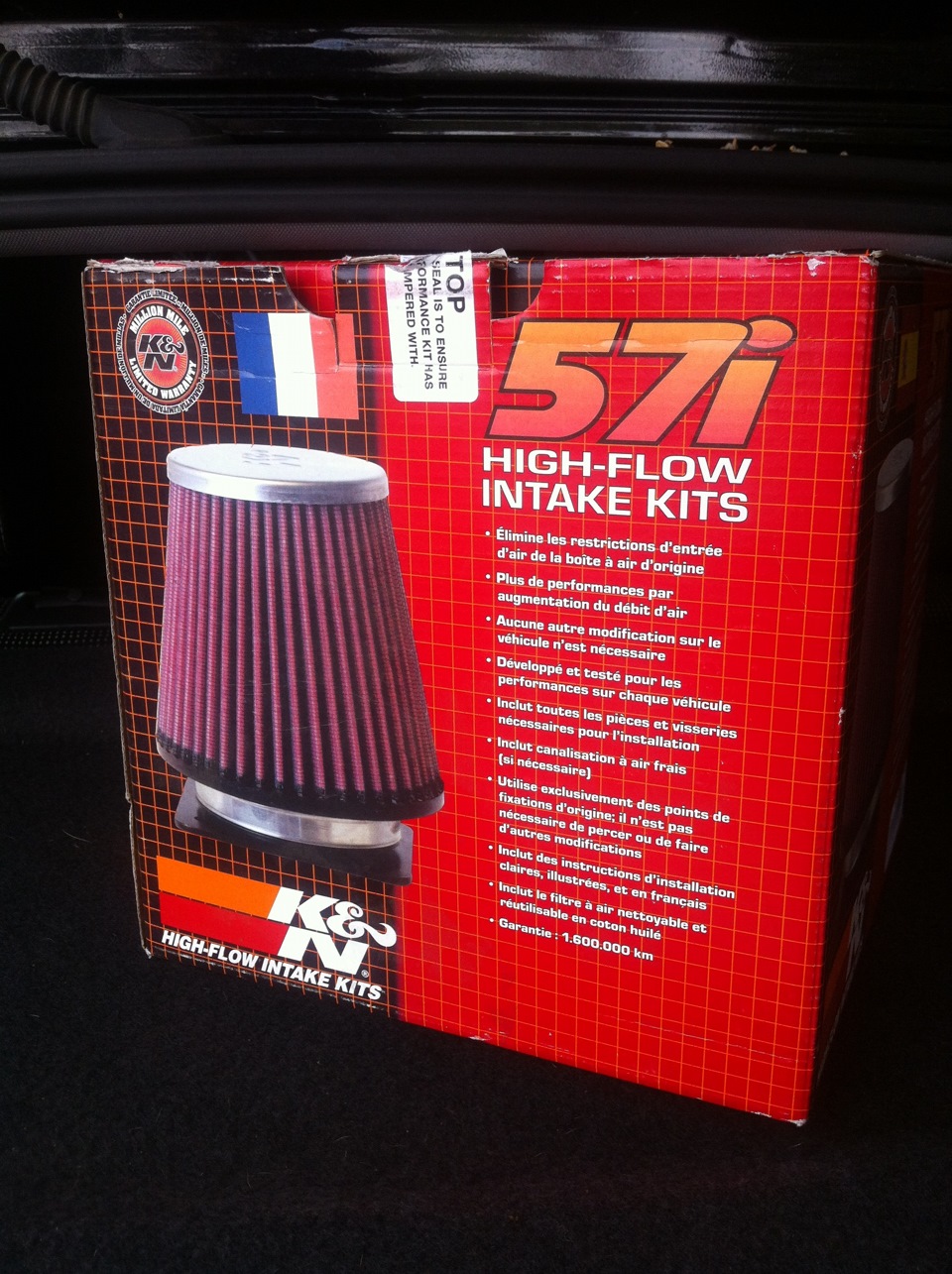 Установка впуска k&n 57i — Opel Astra H, 1,8 л, 2008 года | тюнинг | DRIVE2