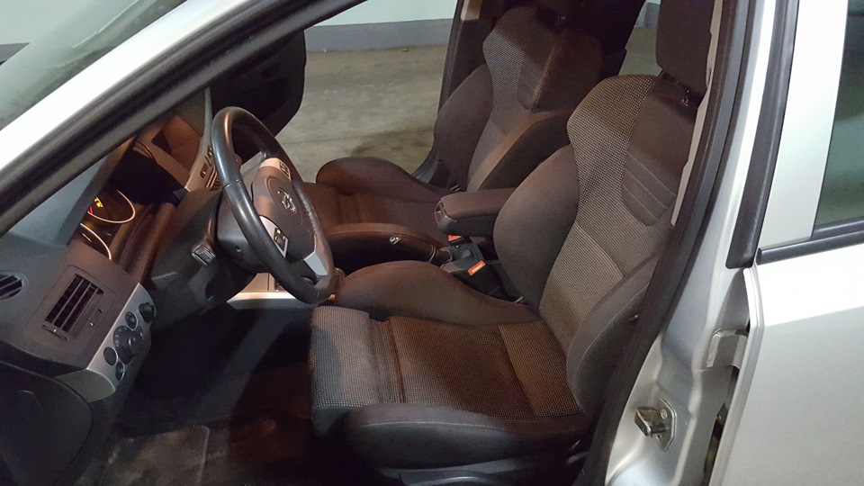 Установка штатного подлокотника в сидение Recaro — Opel Astra H, 1,6 л ...